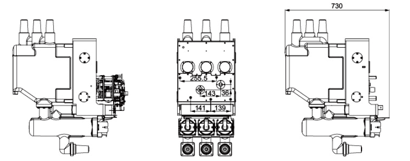 Solid-insulated circuit breaker/Load break switch With Operation ...